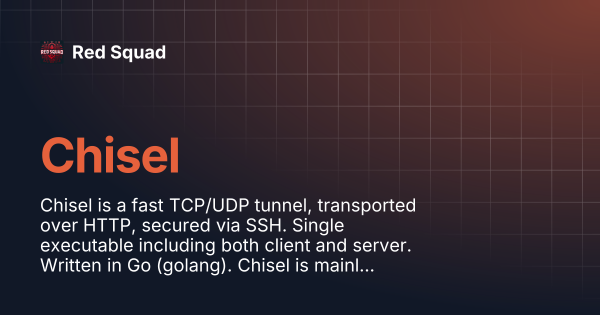 Chisel | Red Squad